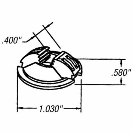1/2" Thomas & Betts Corporation NC-501SC Hit Lock® Non-Metallic ...