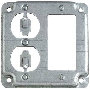 4", Thomas & Betts Corporation RS-19-CC Square Box Surface Cover, Raised