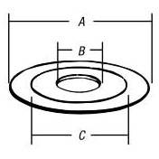 2" x 1/2" Thomas & Betts Corporation WA-161 Rigid/IMC Reducing Washer