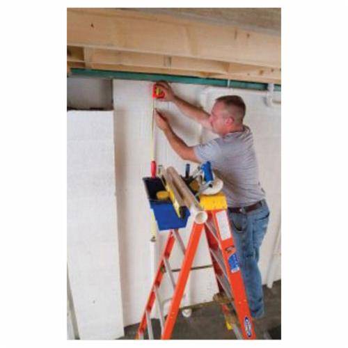 WERNER® 6206 6200 Type IA Step Ladder, 6 ft H Ladder, 300 lb Load, 5 ...