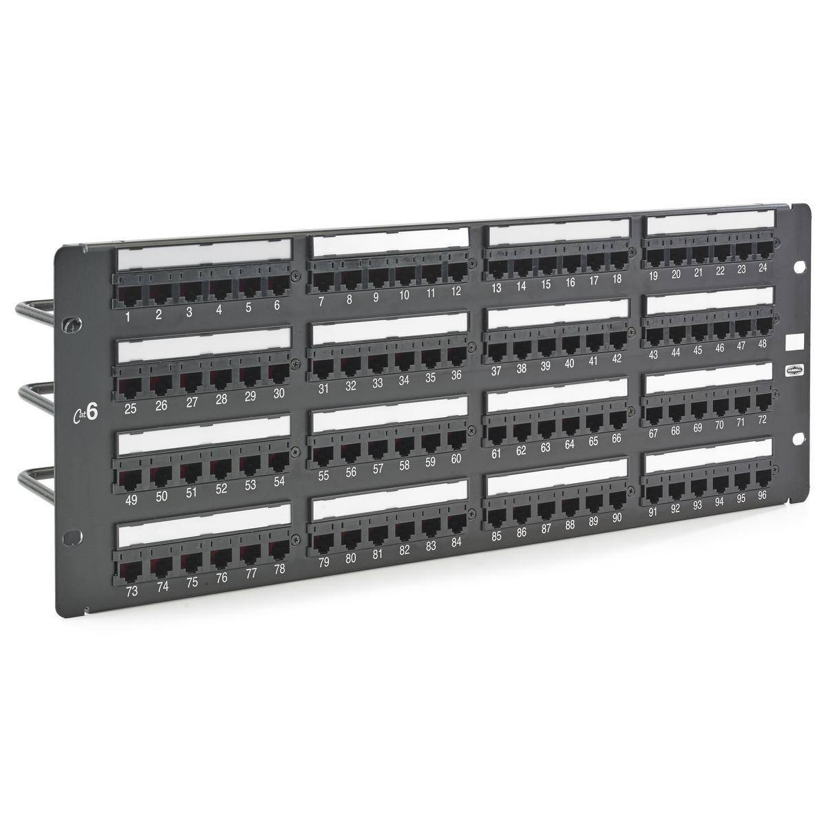 PREMISE WIRING NEXTSPEED® HP696 4U Flat Universal Patch Panel With RJ45 ...