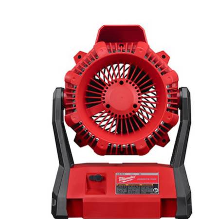 Milwaukee Tool 0886-20 M18™, Heavy Duty® Jobsite Fan