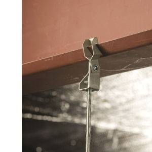 1/16 to 1/4" Erico 1224TI Rod to Z-Purlin Clip