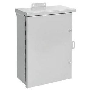 24 x 24 x 10, Hoffman A24R2410HCR Electrical Enclosure, NEMA 3R/IP32 ...