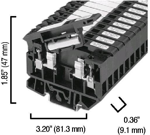 Allen-Bradley 4 square mm Fuse Terminal Block